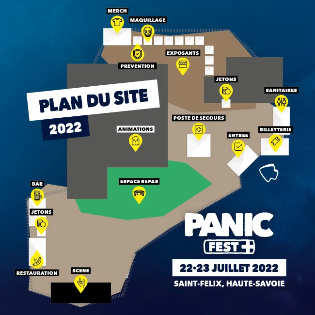 Panic Open Air Fest 2022 - Map | Concerts-Metal