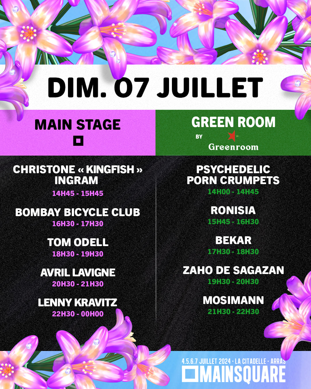 Main Square Festival 2024 - Ablauf/Zeitplan