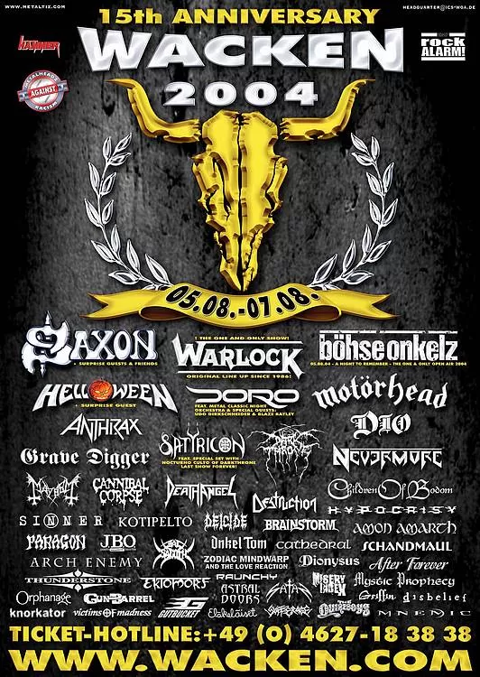 Wacken Open Air 2004 - 05/08/2004 (3 Tage) - Wacken - Deutschland