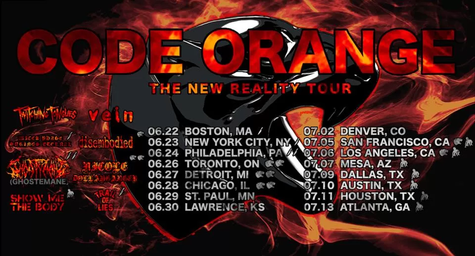 Konzert Code Orange - 13/07/2018 - Atlanta - The Masquerade ...