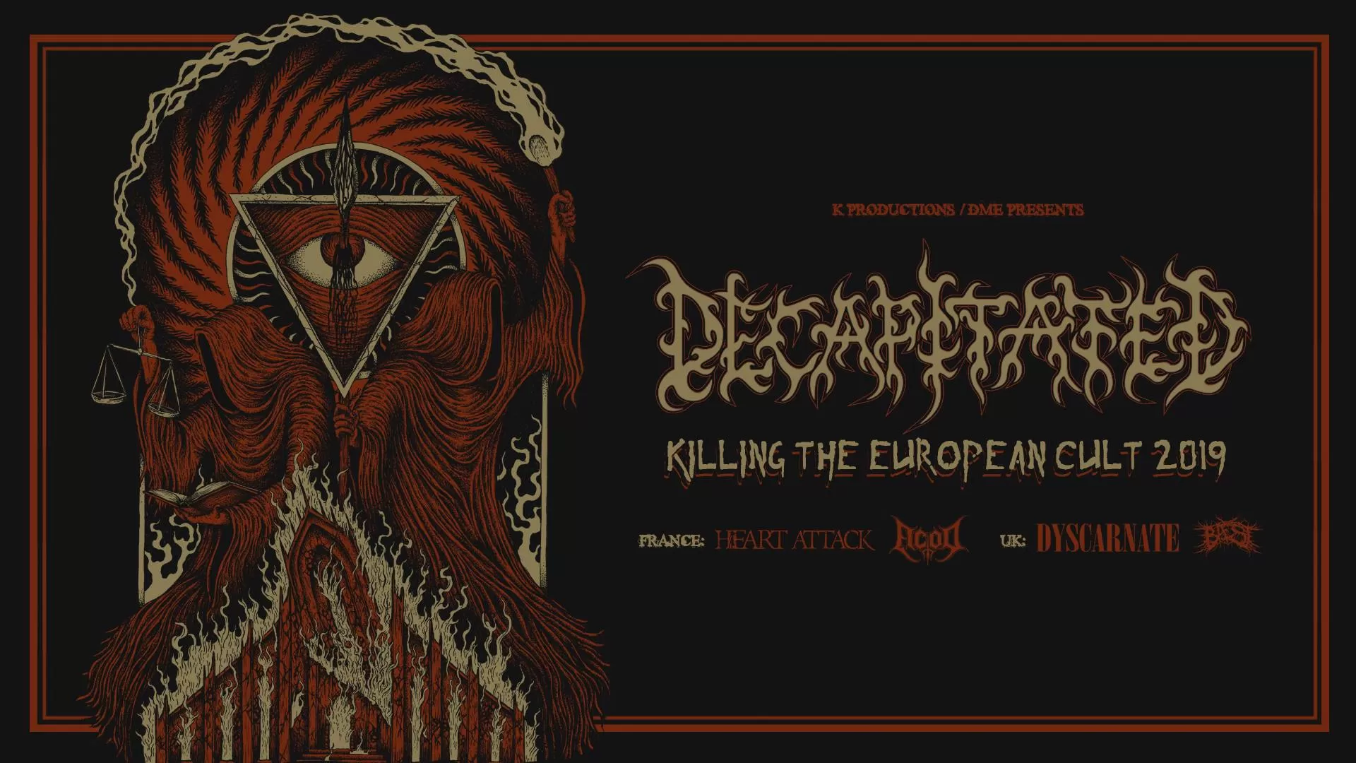 Konzert Decapitated - 06/02/2019 - Nantes - Le Ferrailleur - Frankreich