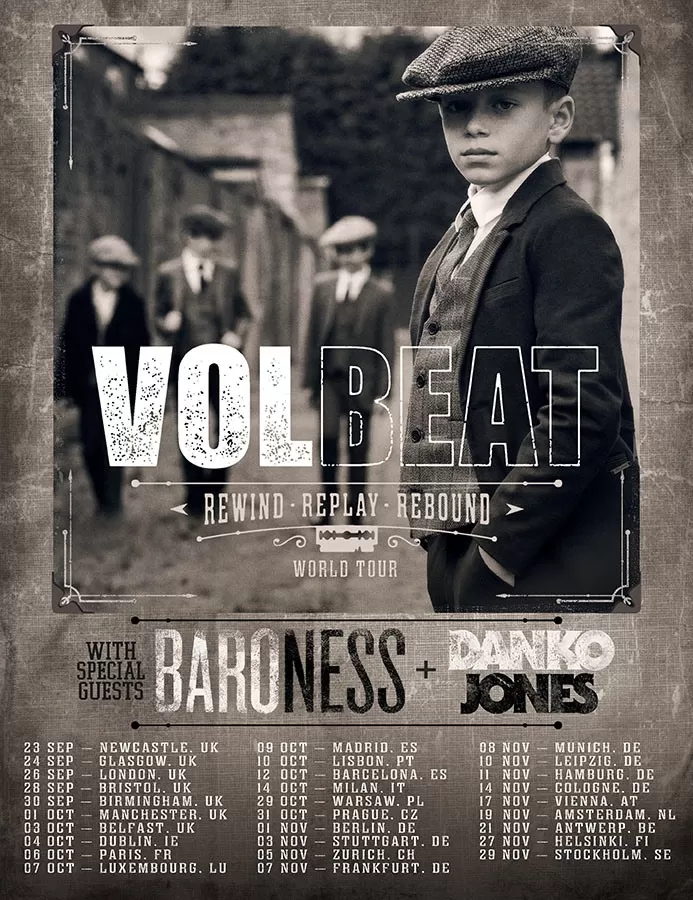Konzert Volbeat - 19/11/2019 - Amsterdam - Ziggo Dome - Niederlande