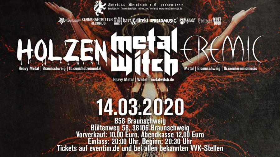 Metal Witch - 14/03/2020 - Braunschweig - B58 - Deutschland