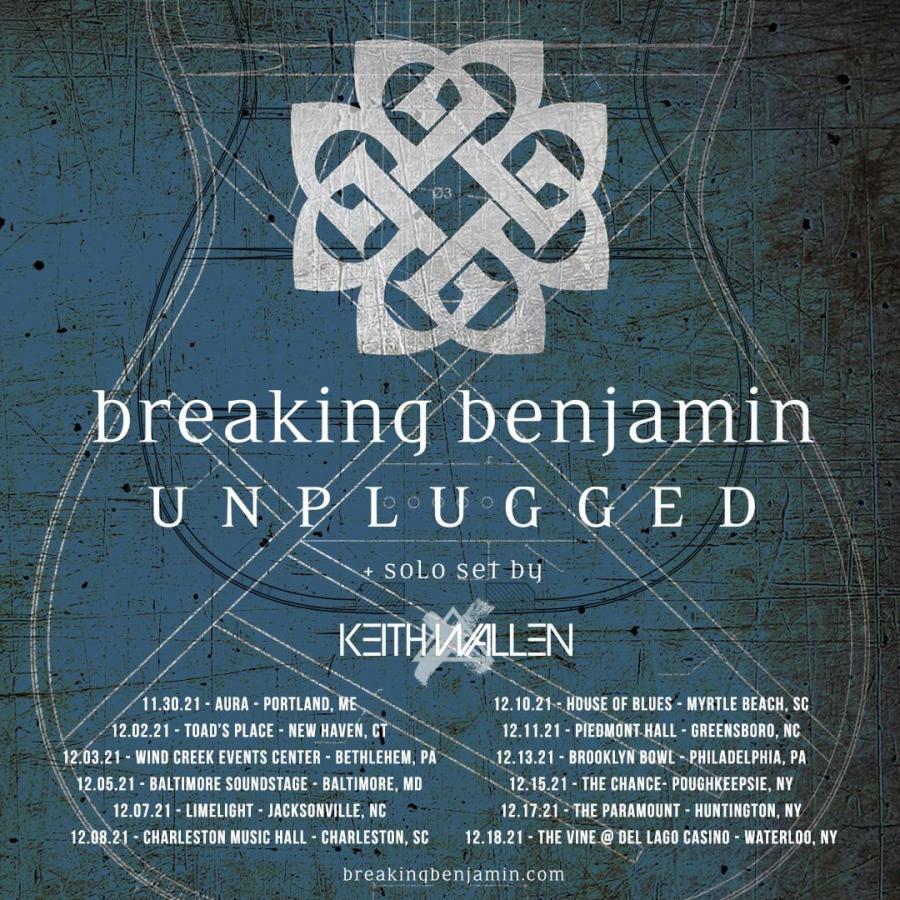 Breaking Benjamin - Unplugged Tour 2021 - 30/11/2021 - Portland - Aura ...