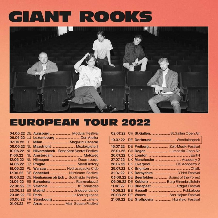 Konzert Giant Rooks - 29/07/2022 - Brighton - Chalk - Vereinigtes ...