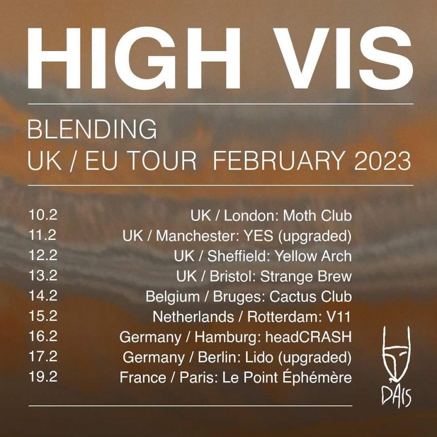 Konzert High Vis - 14/02/2023 - Brugge - Cactus - Belgien