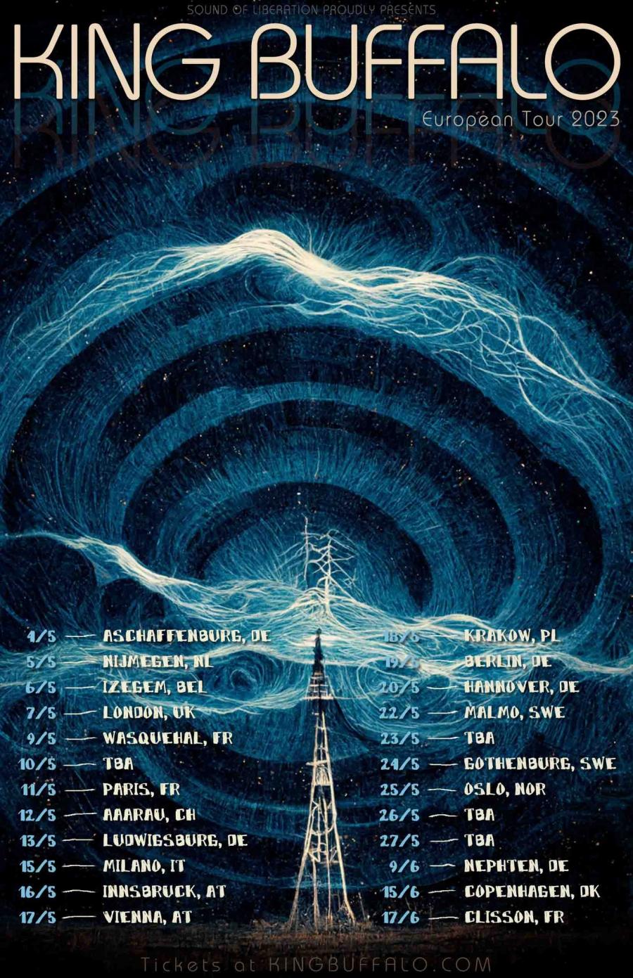 Konzert King Buffalo - 15/05/2023 - Milano - Legend Club - Italien