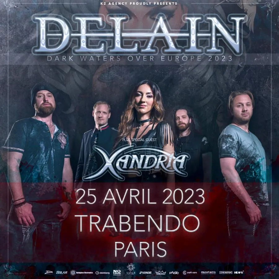 Konzert Delain - 25/04/2023 - Paris - Le Trabendo - Frankreich