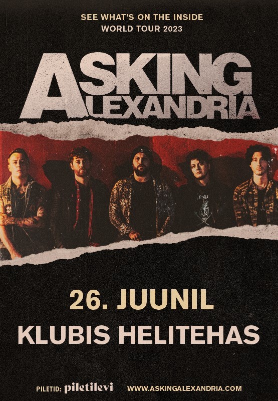 Asking Alexandria - See What's On The Inside World Tour 2023 - 26/06 ...