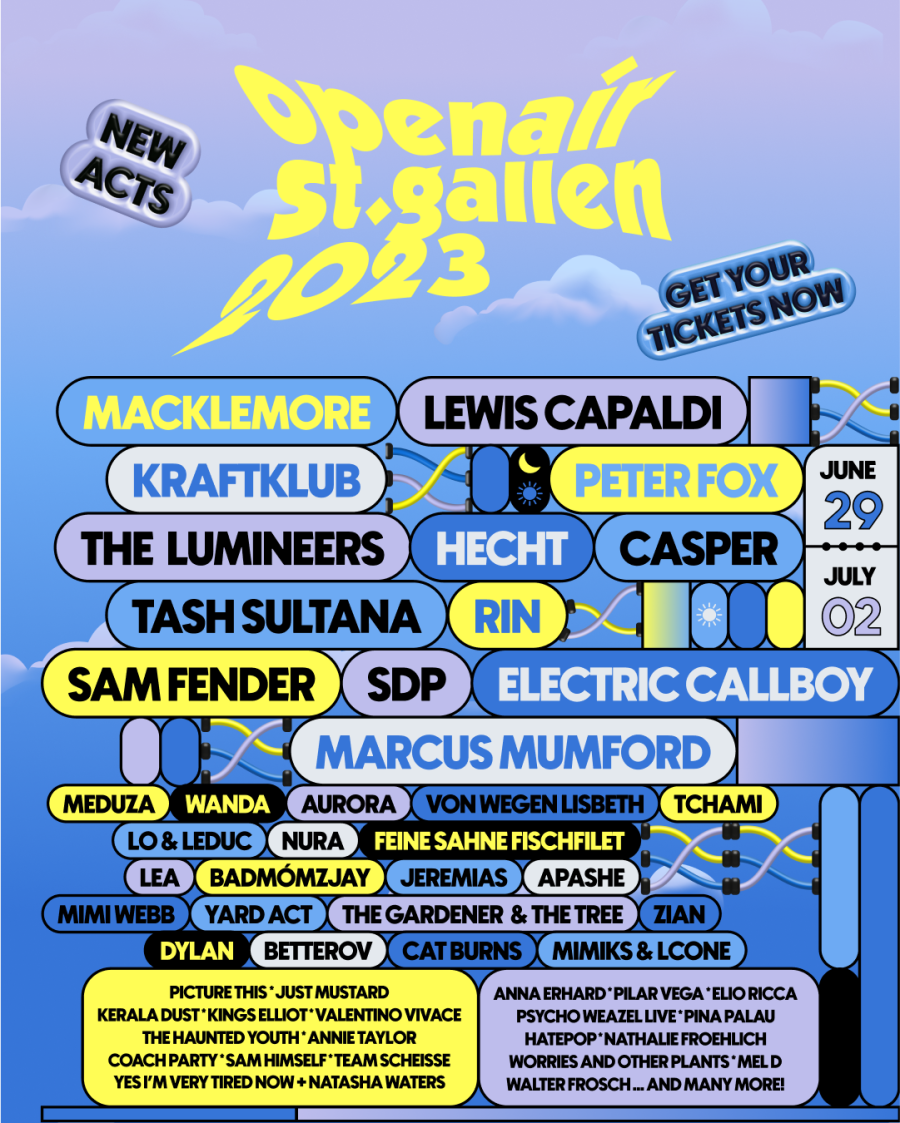 Openair St. Gallen 2023 - 29/06/2023 (4 Tage) - St. Gallen - Schweiz