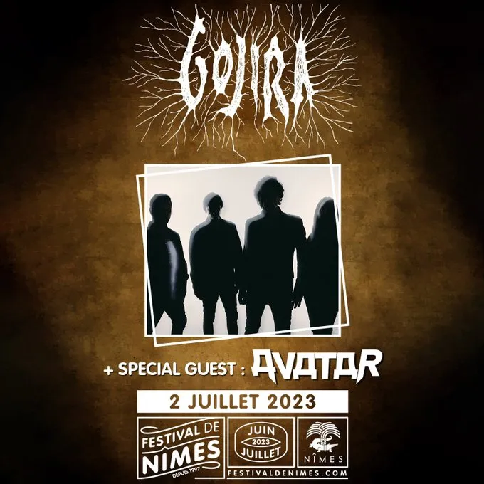 Konzert Gojira - 02/07/2023 - Nîmes - Arènes de Nîmes - Frankreich