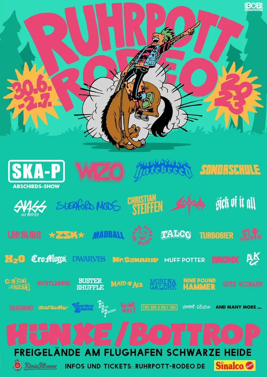 Ruhrpott Rodeo 2023 - 30/06/2023 (3 Tage) - Hünxe - Deutschland