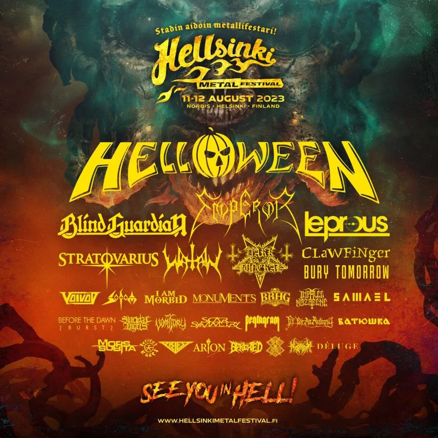 Hellsinki Metal Festival - 11/08/2023 (2 Tage) - Helsinki - Helsingin ...