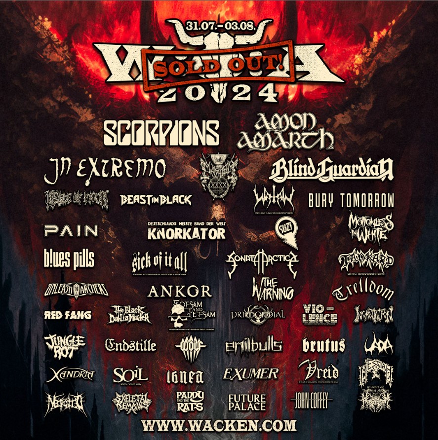 Wacken Open Air 2024 - 31/07/2024 (4 Tage) - Wacken - Deutschland