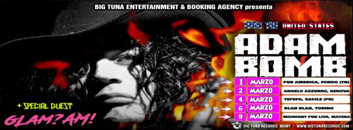 Konzert Adam Bomb - 09/03/2024 - Matera - Midnight Pub Live - Italien