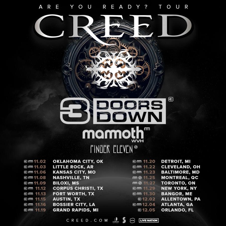 Konzert Creed - 09/11/2024 - Biloxi - Mississippi Coast Coliseum - Vereinigte Staaten