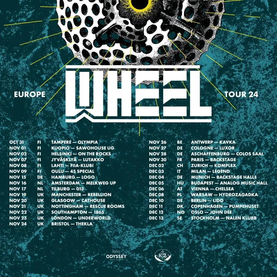 Konzert Wheel - 11/12/2024 - Copenhagen - Pumpehuset - Dänemark