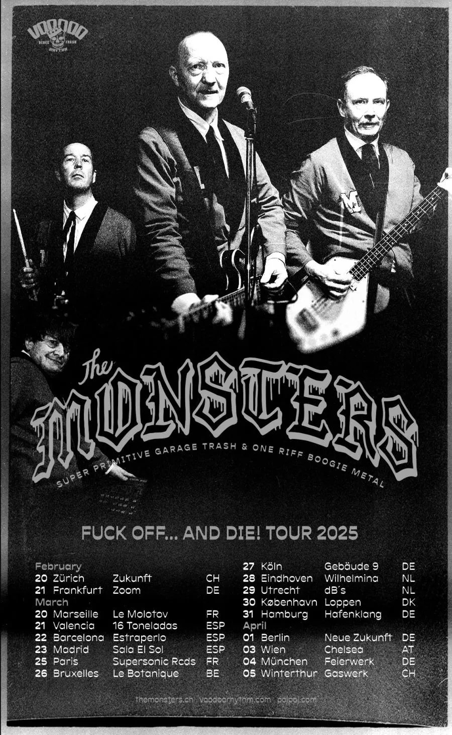 Konzert The Monsters - 03/04/2025 - Wien / Vienna - Chelsea - Österreich