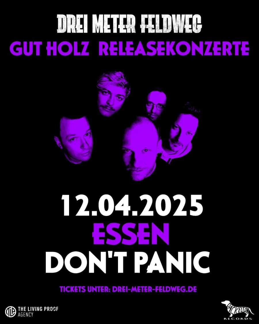Konzert Drei Meter Feldweg - 12/04/2025 - Essen - Don't Panic - Deutschland