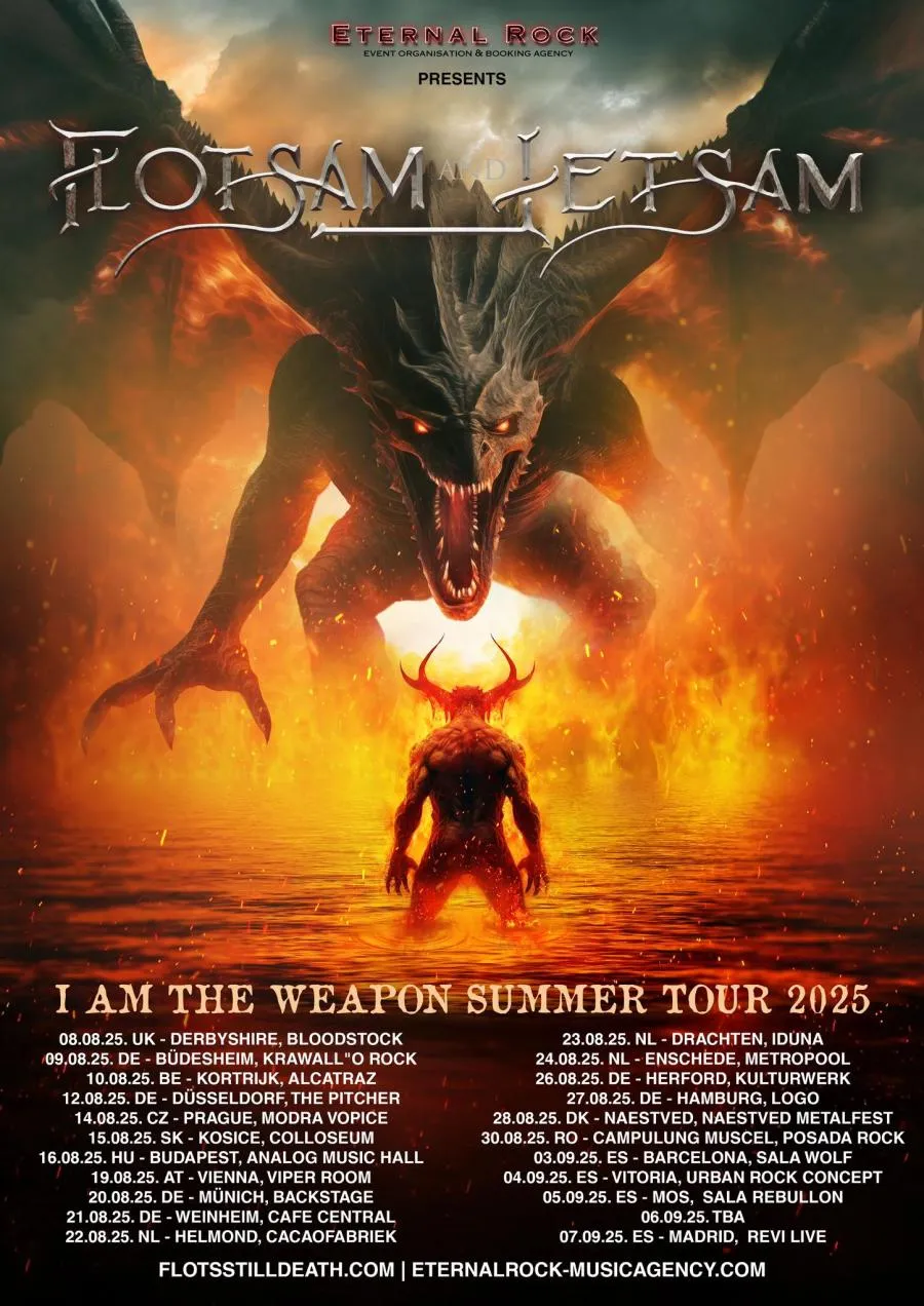 Flotsam And Jetsam - I Am The Weapon Summer Tour 2025 - 14/08/2025 ...