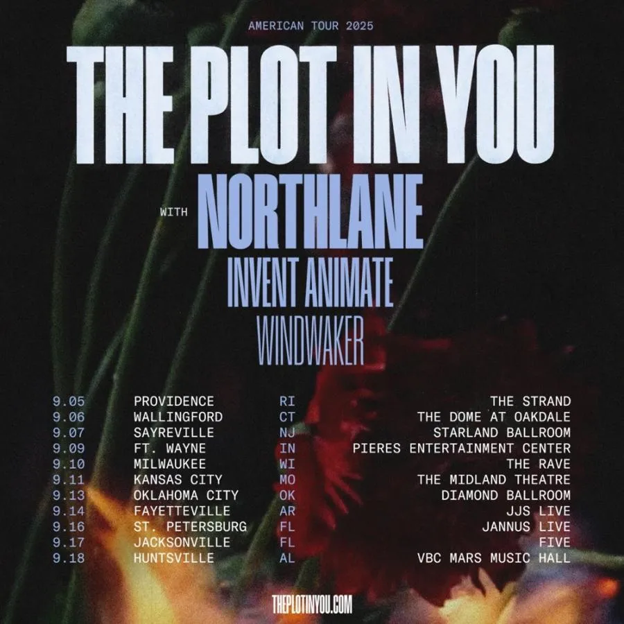 Konzert The Plot In You - 17/09/2025 - Jacksonville - Five - Vereinigte Staaten